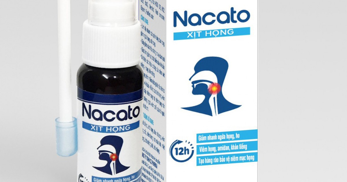 Xịt họng NACATO