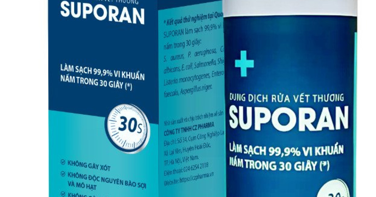 Dung dịch điện hóa diệt khuẩn SUPORAN