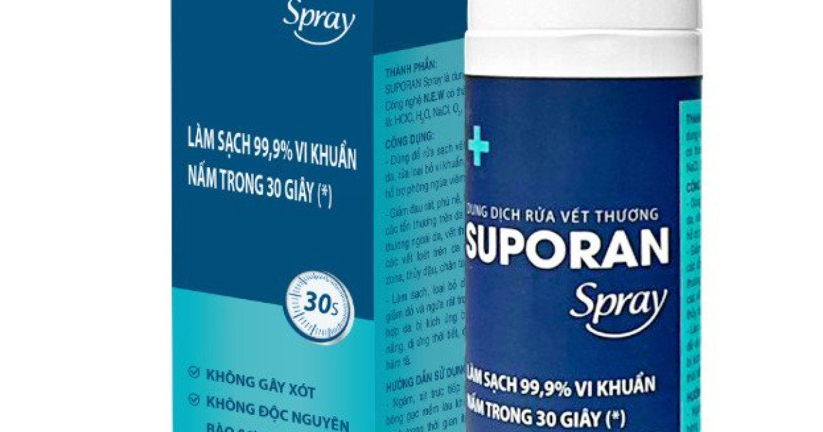 Dung dịch điện hóa diệt khuẩn SUPORAN SPRAY